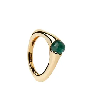 PDPAOLA Oasis Gemstone Ring - Gold/green