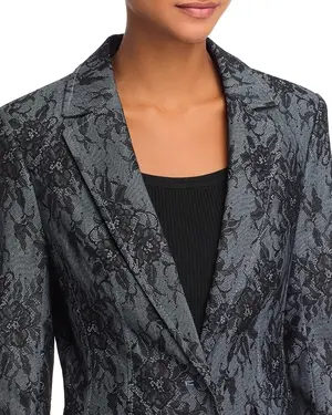 Cinq À Sept Sallie Bonded Lace Blazer