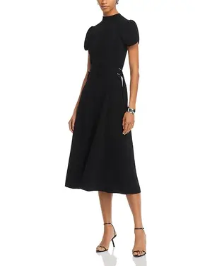 3.1 Phillip Lim Tulip Sleeve Midi Dress - Black