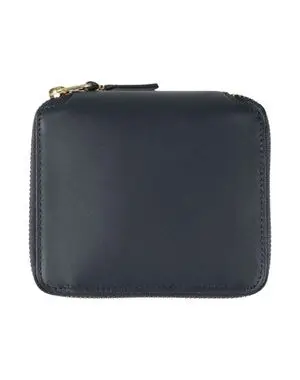 Comme Des Garçons Wallet Leather - Navy