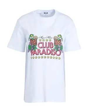 MSGM Printed T-shirt - White