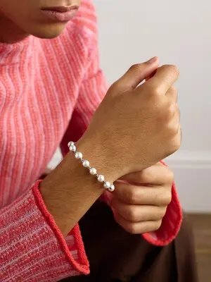 MAOR M. Cohen Consi Sterling And Pearl Bracelet