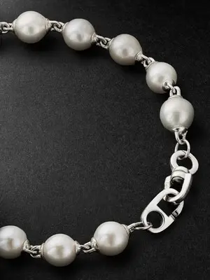 MAOR M. Cohen Consi Sterling And Pearl Bracelet