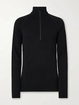 HOUDINI SPORTSWEAR Desoli Solid Merino™ Half-zip Ski Base Layer - Black