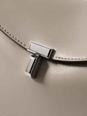 TOTEME T-lock Leather Clutch
