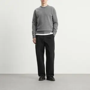 Norse Projects Standard Lambswool Knit Jumper - Grey Melange
