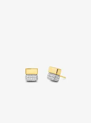 Michael Kors Precious Metal-plated Sterling Stud Earrings