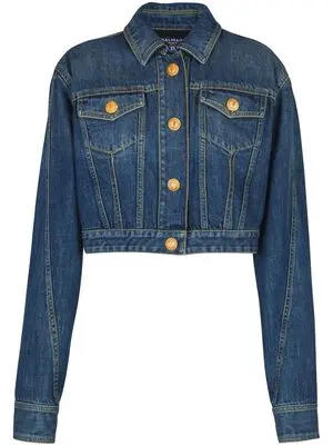 Balmain Denim Trucker Jacket - Blue