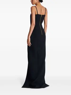 Balmain Logo-patch Maxi Dress
