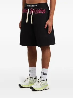 Palm Angels Logo Shorts