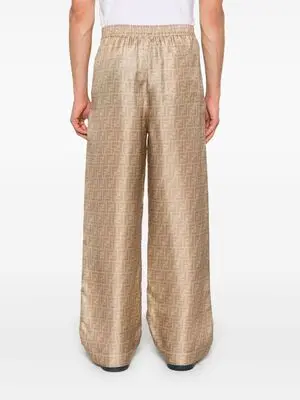 Fendi Ff Silk Trousers