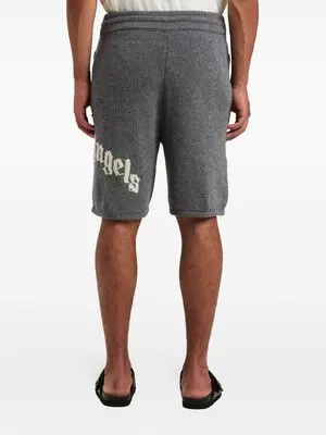 Palm Angels Logo Knitted Shorts