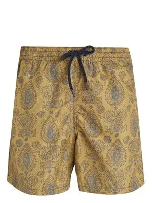 4FF Paisley-print Swim Shorts