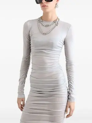 Dolce & Gabbana Ruched Midi Dress