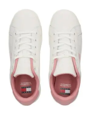 Tommy Hilfiger Leather Flatform Sneakers