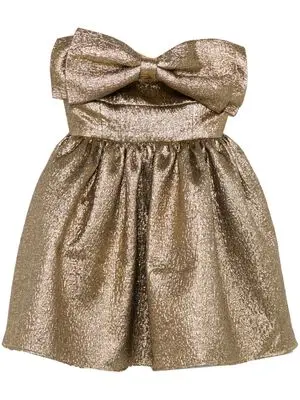 Metallic Gold Mini Cocktail Dresses