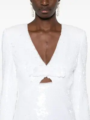 SELF-PORTRAIT Sequin Mini Dress