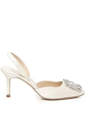 Manolo Blahnik 70mm Hangisli Slingback Pumps
