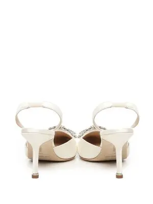 Manolo Blahnik 70mm Hangisli Slingback Pumps