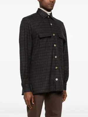 Kiton Flannel Shirt