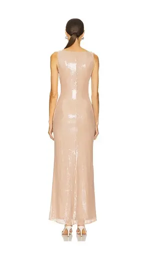 LOBA Disa Sequin Embellished Maxi Dress