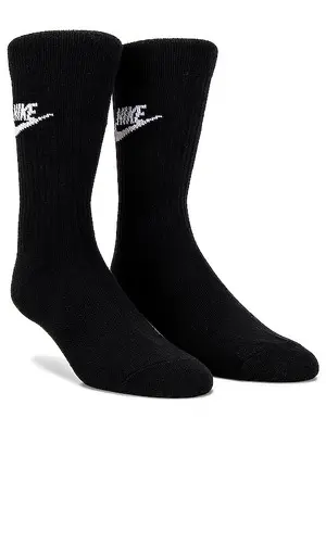 Nike Nsw Everyday Essential Crew Socks - Black