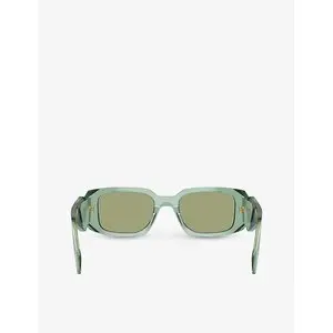 Prada Rectangle-frame Acetate Sunglasses