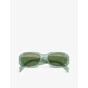 Prada Rectangle-frame Acetate Sunglasses