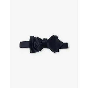 Dunhill Silk-satin Bow Tie - Black