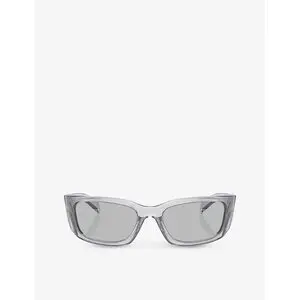 Prada Butterfly-frame Acetate Sunglasses - Grey