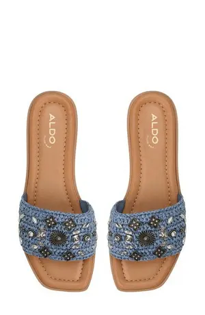 Aldo Coralynne Embellished Slide Sandal