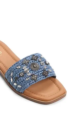 Aldo Coralynne Embellished Slide Sandal