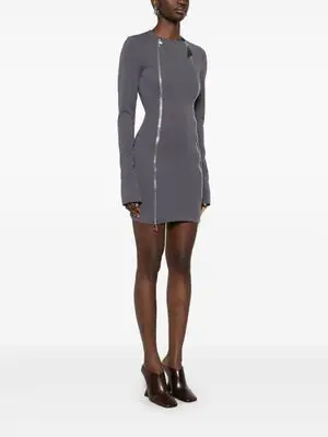 Attico Zipped Mini Dress