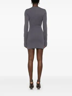 Attico Zipped Mini Dress