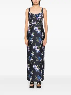 Sachin & Babi Lana Gown - Black