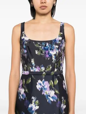 Sachin & Babi Lana Gown - Black