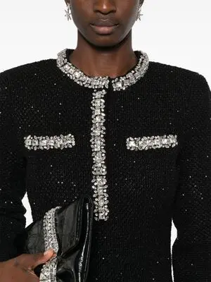 SELF-PORTRAIT Sequin Knit Mini Dress