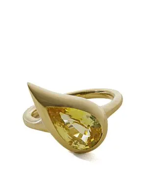 JEWELS AFICIONADO 18kt Yellow Mika Sapphire Ring - Gold
