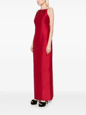 Sachin & Babi Embellished Pryce Gown - Red