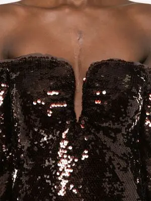SELF-PORTRAIT Sequin Maxi Dress