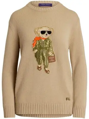 Ralph Lauren Polo Bear Sweater - Neutrals
