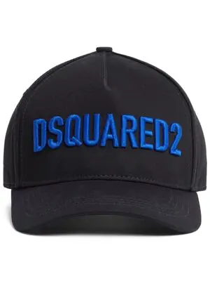 Dsquared2 Embroidered Logo Baseball Cap - Black