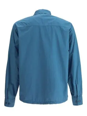 C.P. COMPANY Logo-embroidered Shirt - Blue