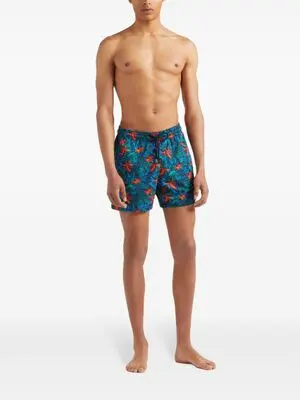 Vilebrequin Tropical Print Swim Shorts - Blue