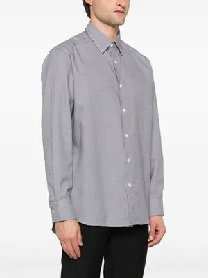 Brioni Houndstooth-pattern Shirt