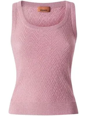 Missoni Zigzag Woven Tank Top
