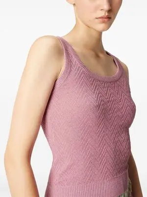 Missoni Zigzag Woven Tank Top