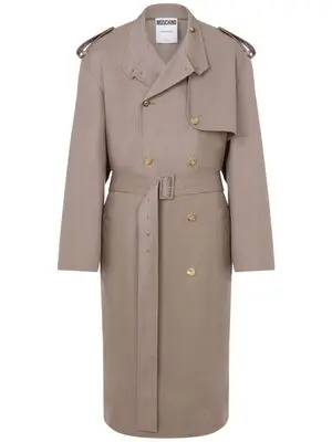 Moschino Double-breasted Trench Coat