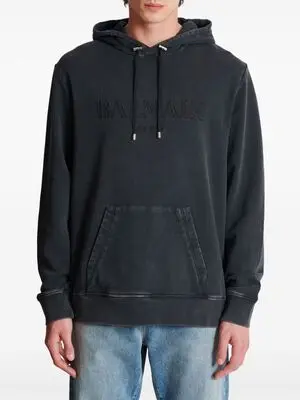 Balmain Logo-embroidered Hoodie