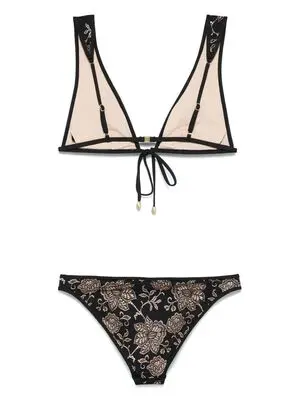 Zimmermann Tallow Lace Bikini